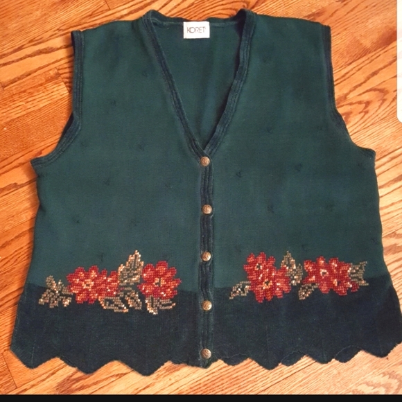 Koret | Jackets & Coats | Vintage Koret Needle Point Vest | Poshmark